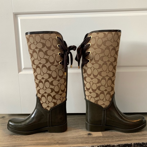 Coach | Shoes | Coach Rain Boots | Poshmark